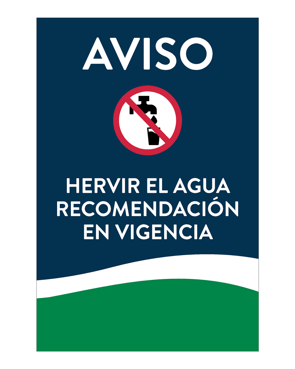 Signs for A Frame - Boil Water Notice - Spanish – Lakeshore Management