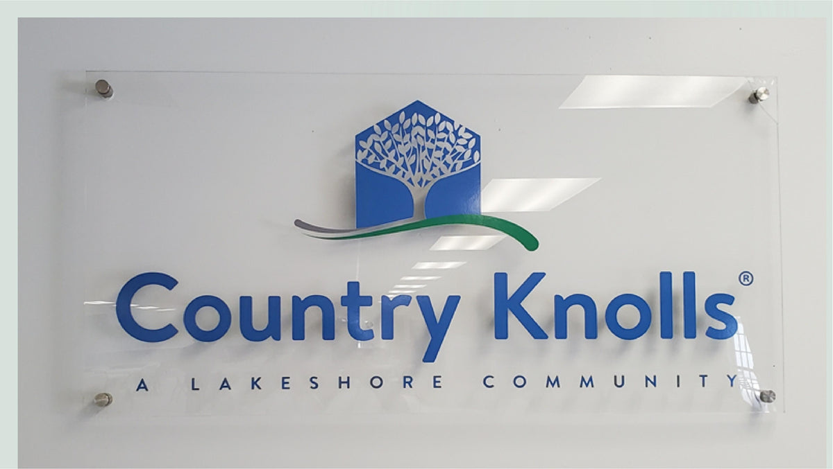 Acrylic Interior Wall Sign – Lakeshore Management