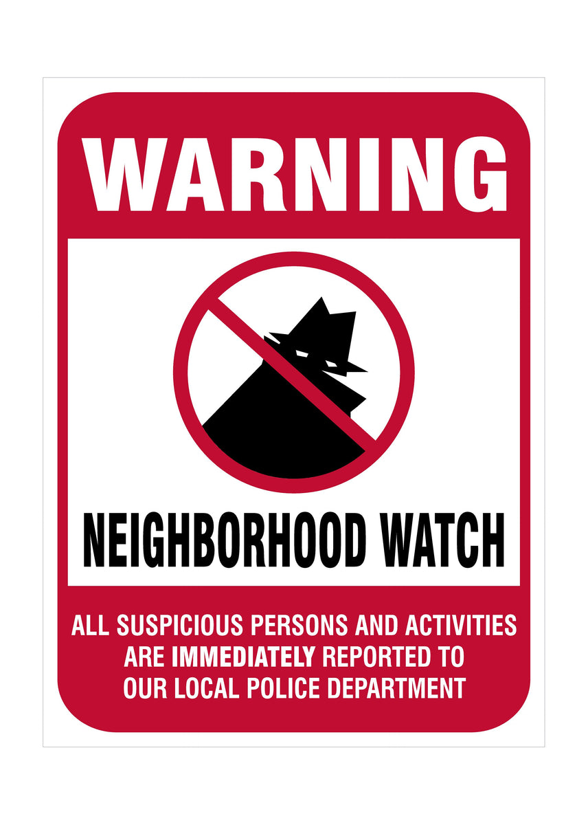 Neighborhood Watch Sign – Lakeshore Management