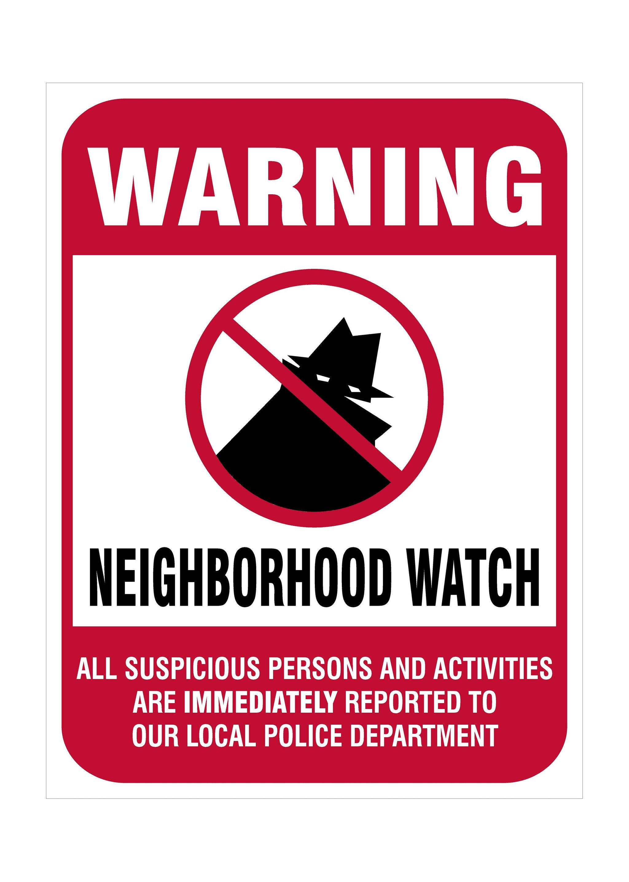 Neighborhood Watch Sign – Lakeshore Management
