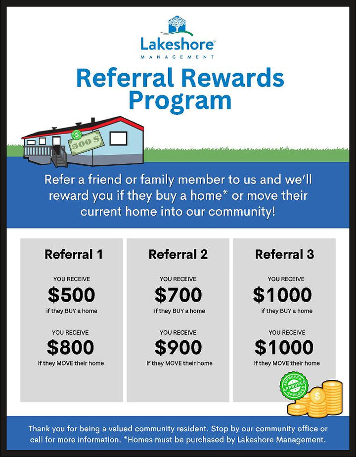 Referral Poster & Frame – Lakeshore Management